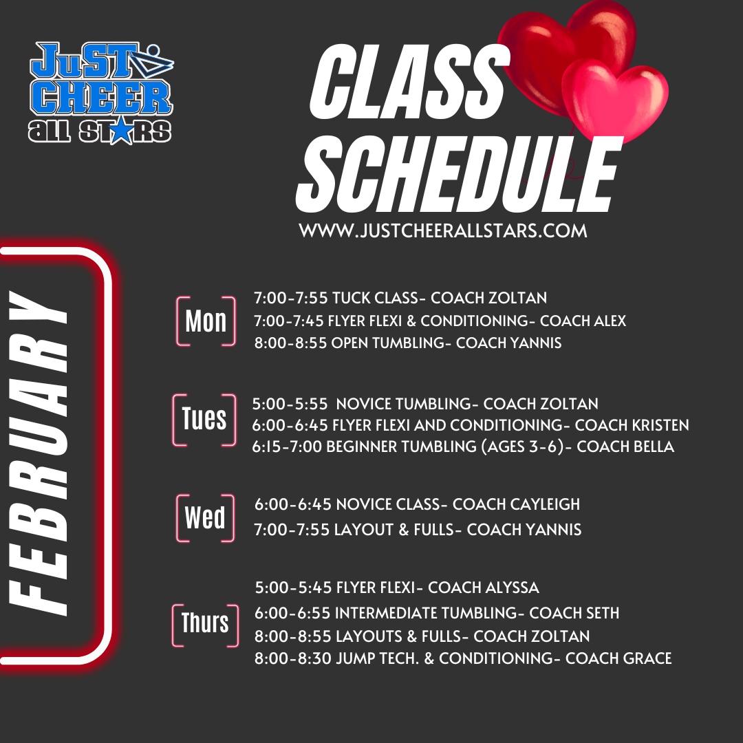 Just Cheer All Stars - Class Descriptions